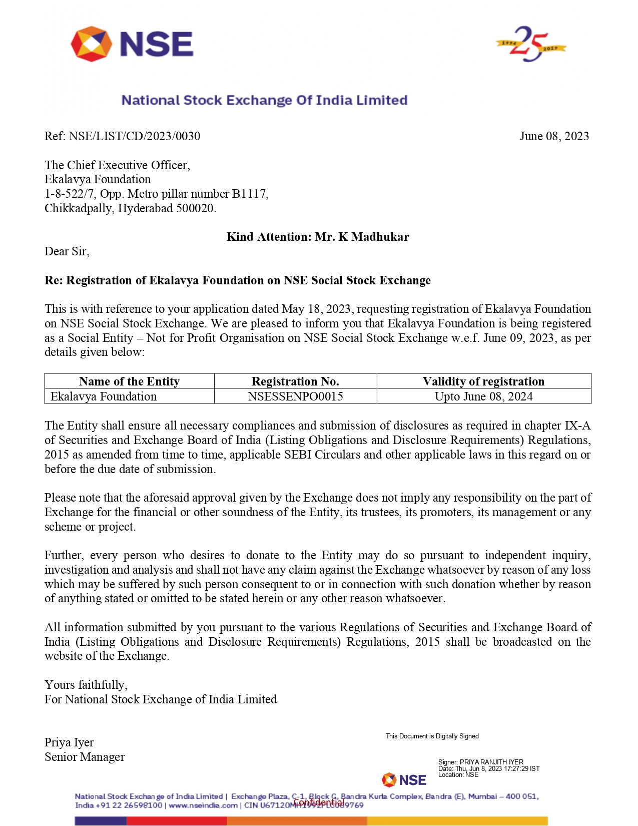 SSE – Ekalavya Foundation